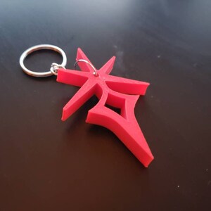 Dark Knight FFXIV Job Symbol / DRK Key Chain 3D Printed Final Fantasy ...