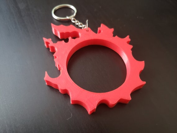 Meteor FFXIV Keychain / FF14 Meteor Symbol Key Chain 3D | Etsy