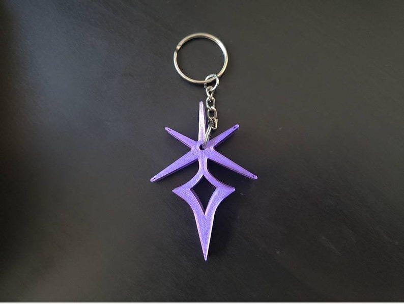 Dark Knight FFXIV Job Symbol / DRK Key Chain 3D Printed Final | Etsy