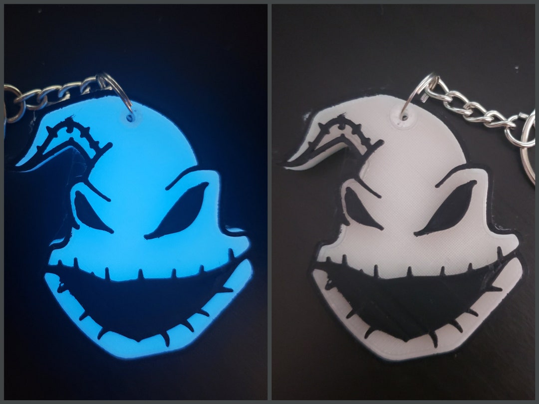Oogie Boogie Key Chain Glow in the Dark 3D Printed Nightmare Before ...