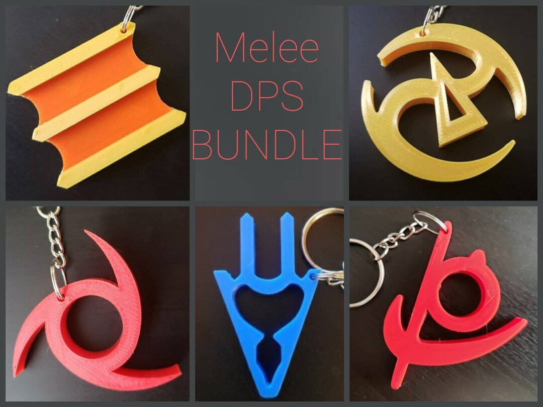 All Melee DPS Ffxiv Job Symbols / Reaper Dragoon Monk - Etsy