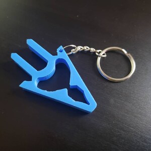 Dragoon FFXIV Job Symbol / DRG Key Chain 3D Printed Final Fantasy XIV ...