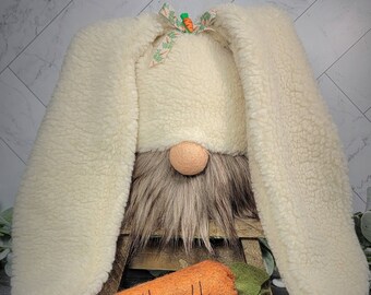 Easter Bunny Gnome Easter Basket Hare Gnome - Etsy
