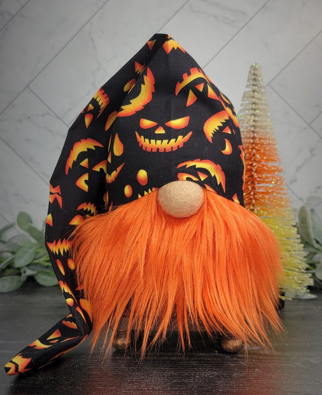 Jacko Lantern Face Gnome *HAT ONLY* | Halloween Gnomes | Gnome Hats ...