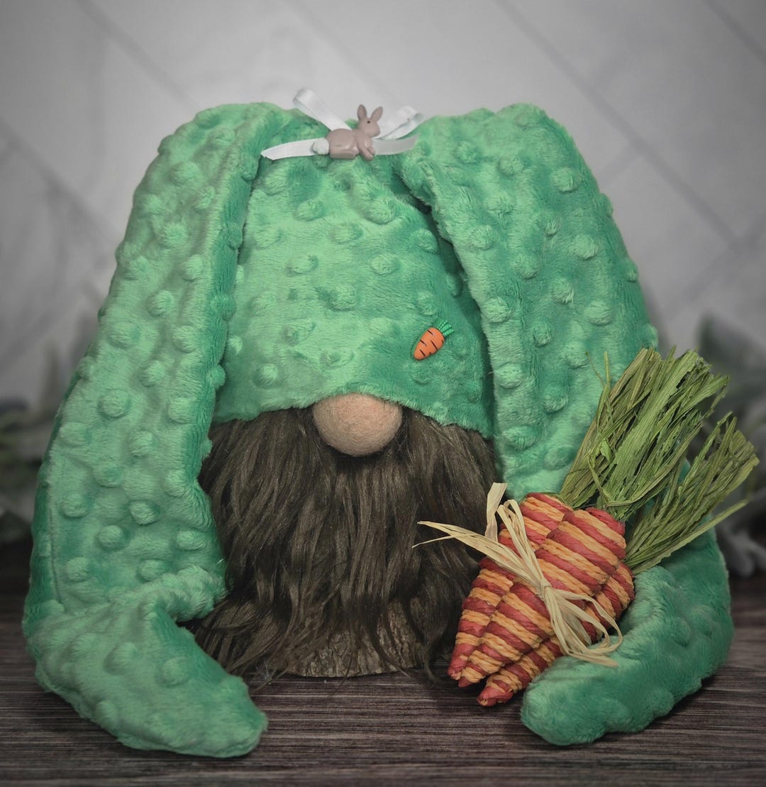 Easter Bunny Gnome *HAT ONLY* Green | Easter Gnomes | Gnome Hats ...