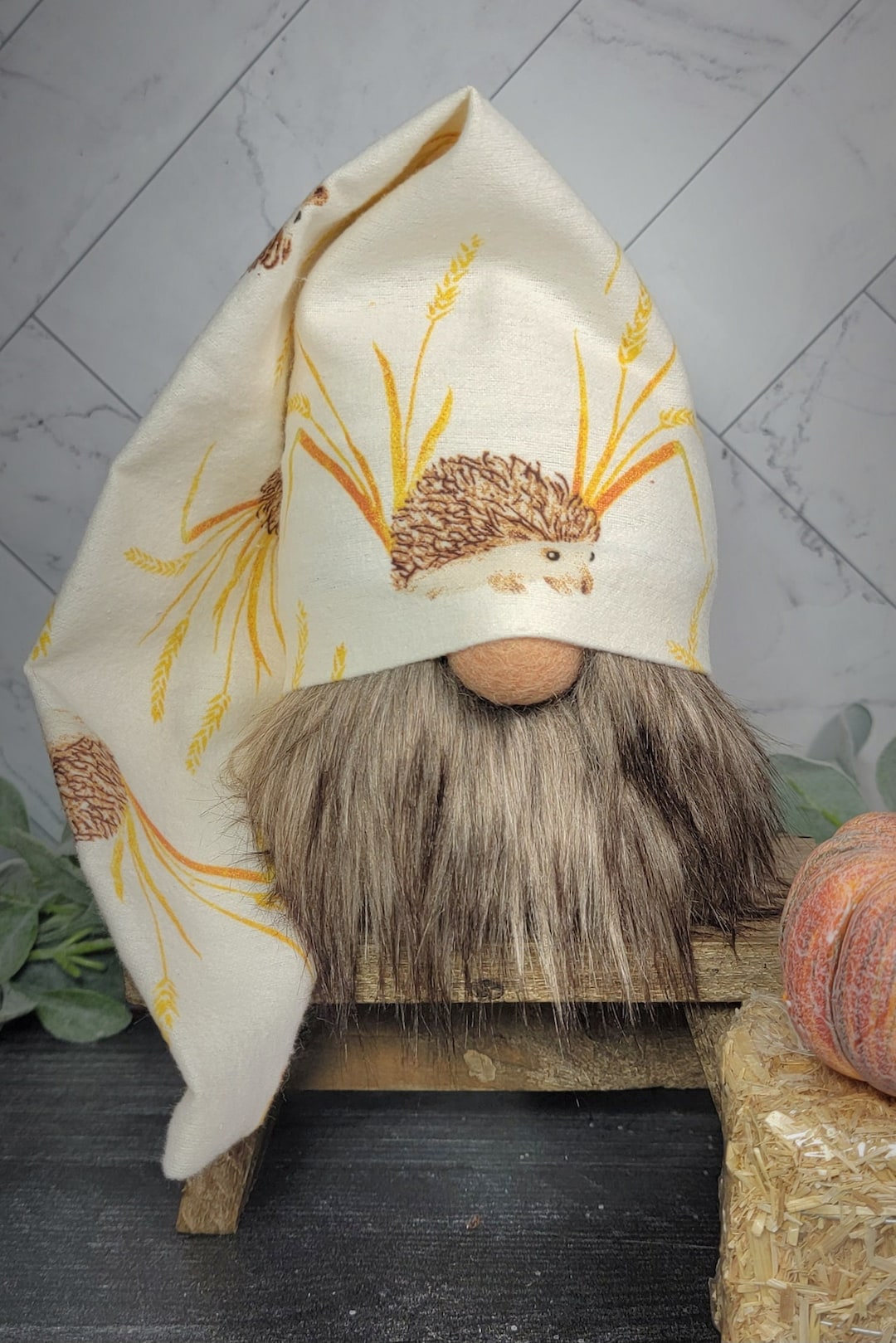 Fall Gnome *HAT ONLY* | Fall Hedgehog Gnomes | Gnome Hats | Fall Decor ...