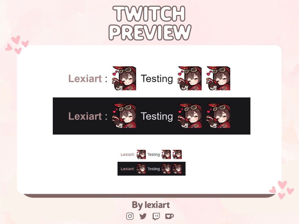 Amber Genshin Impact Emotes Twitch/discord/youtube - Etsy