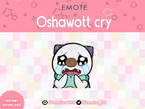 Oshawott Cry Pokémon Emotes Twitch/discord/youtube | Etsy