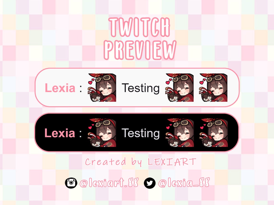 Amber Genshin Impact Emotes Twitch/discord/youtube | Etsy Australia