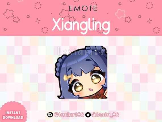 Xiangling Genshin Impact emotes Twitch/Discord/Youtube - Etsy México