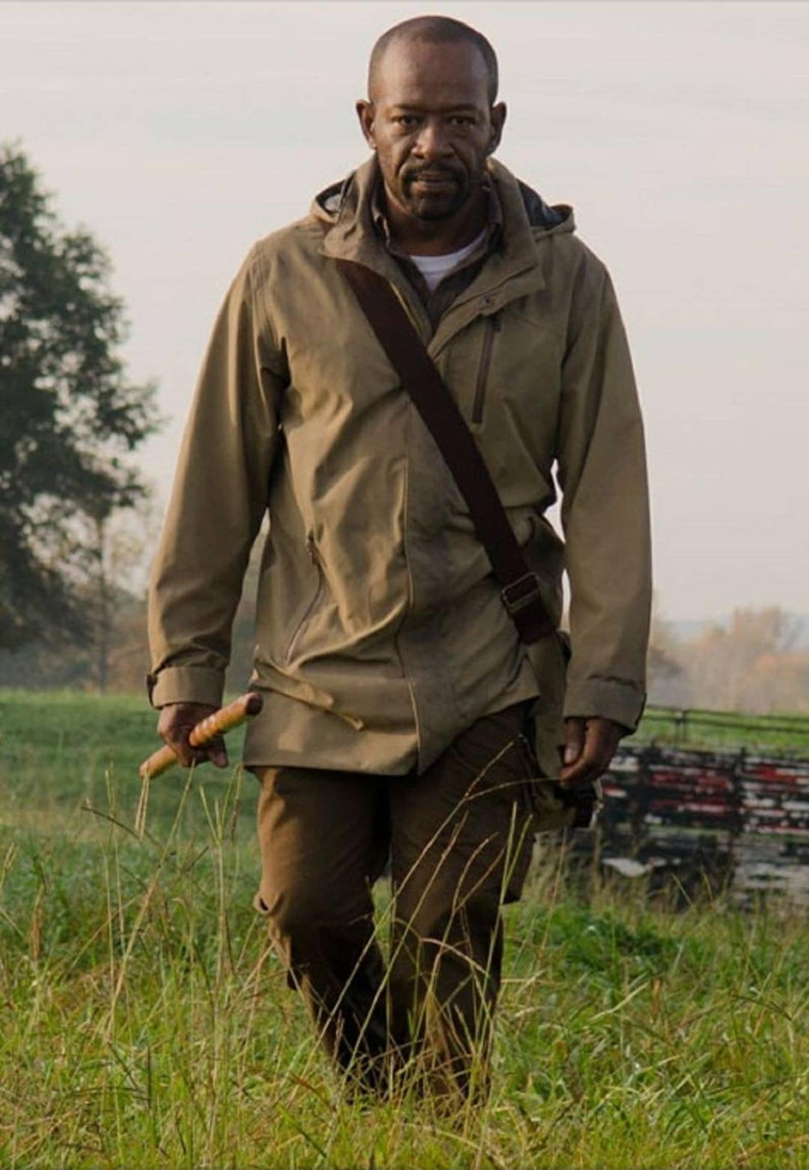 MORGAN'S BO STAFF wall mount the walking dead Lucille | Etsy