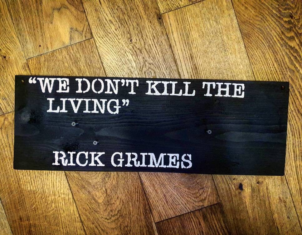 Rick Grimes Hatchet Mountlucille Bat Replica Prop the | Etsy