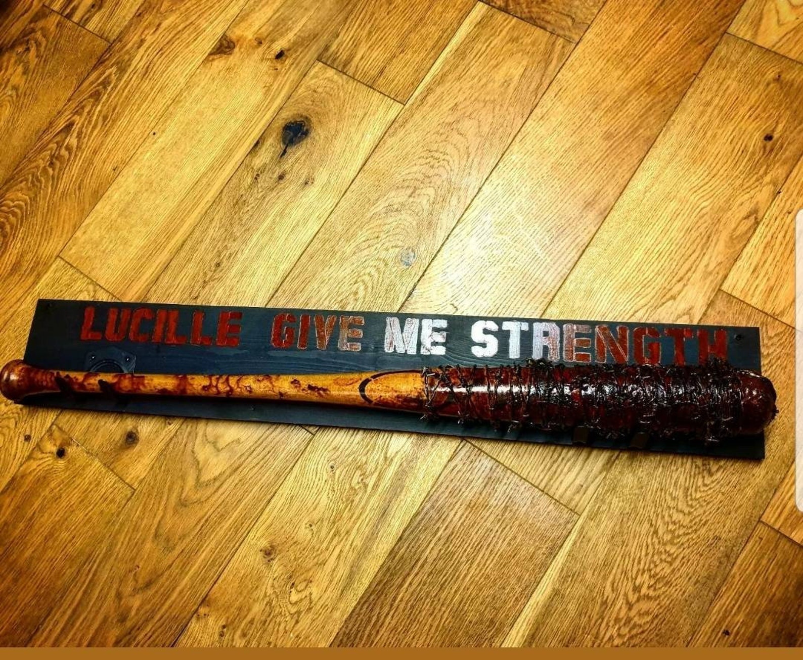 Lucille Bat Wall Mountnegan the Walking Dead - Etsy