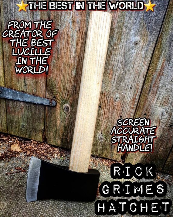 Rick Grimes Hatchetlucille Bat Replica Prop the Walking Dead | Etsy