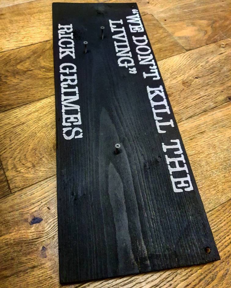 Rick Grimes Hatchet Mountlucille Bat Replica Prop the | Etsy