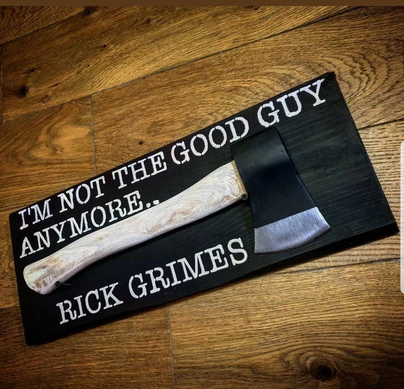 Rick Grimes Hatchet Mountlucille Bat Replica Prop the - Etsy Australia