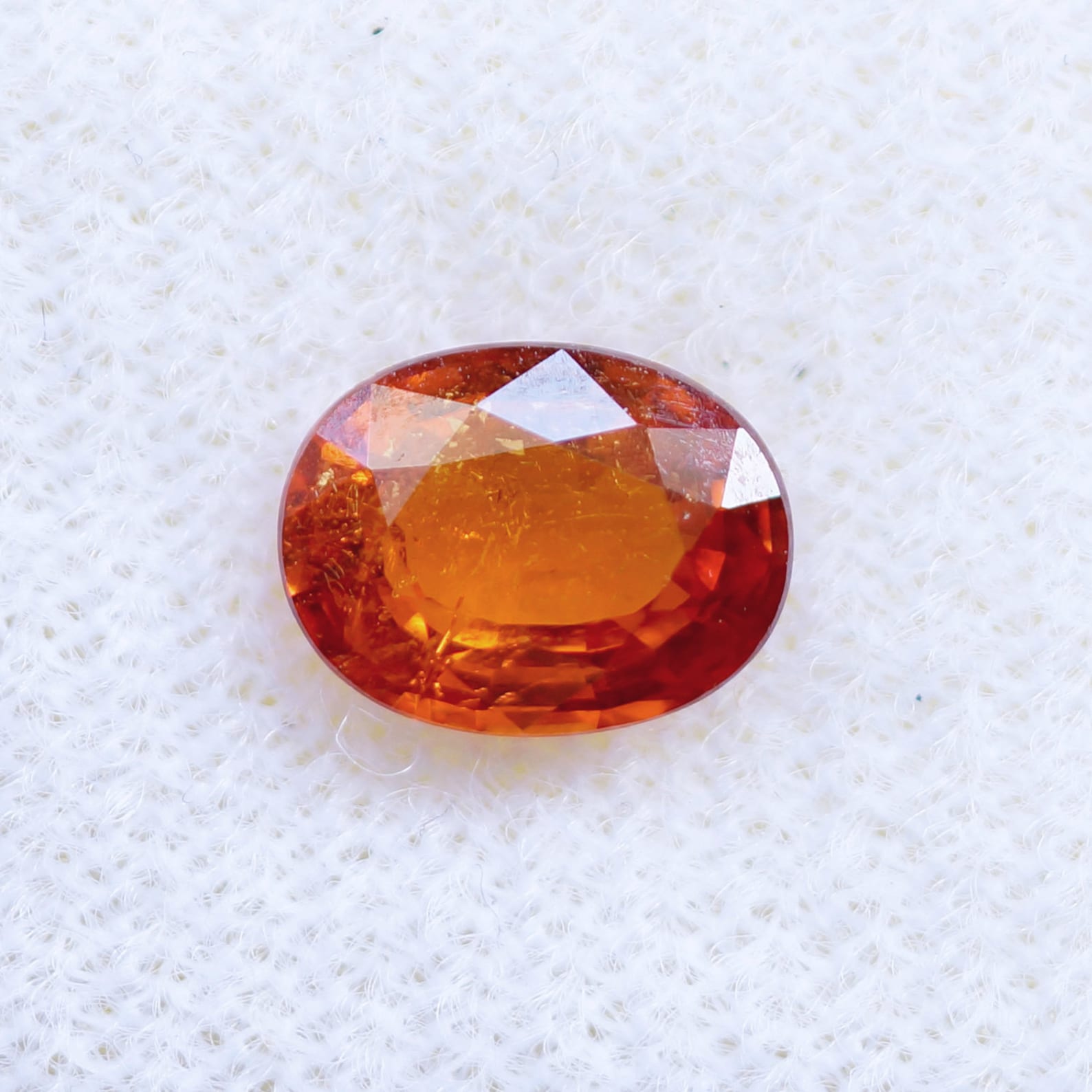 Orange Spessartite Garnet Oval Natural Spessartite Garnet | Etsy