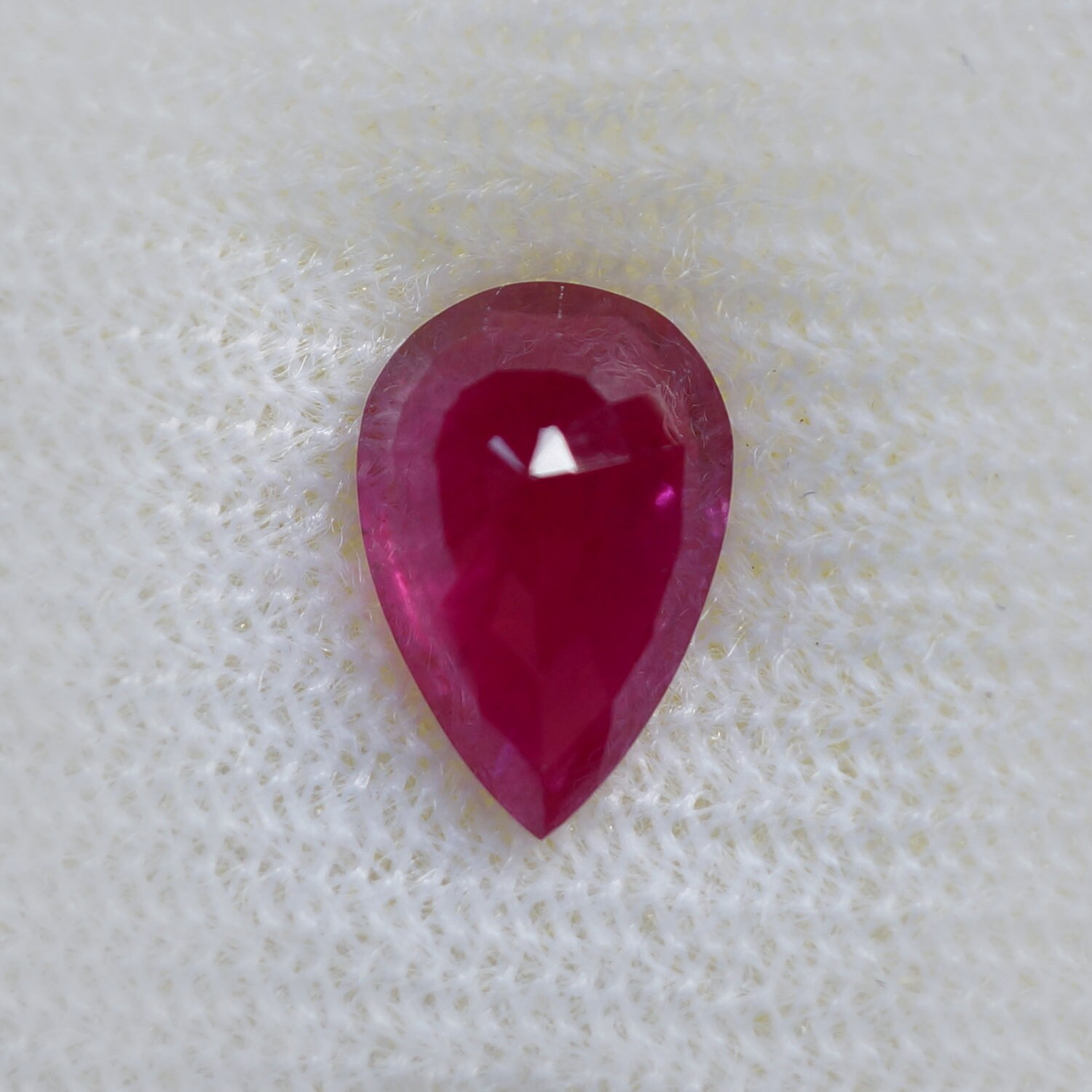 10.25x6.85 Red Ruby, Normal Heat Treatment Pear Shape Ruby Loose ...