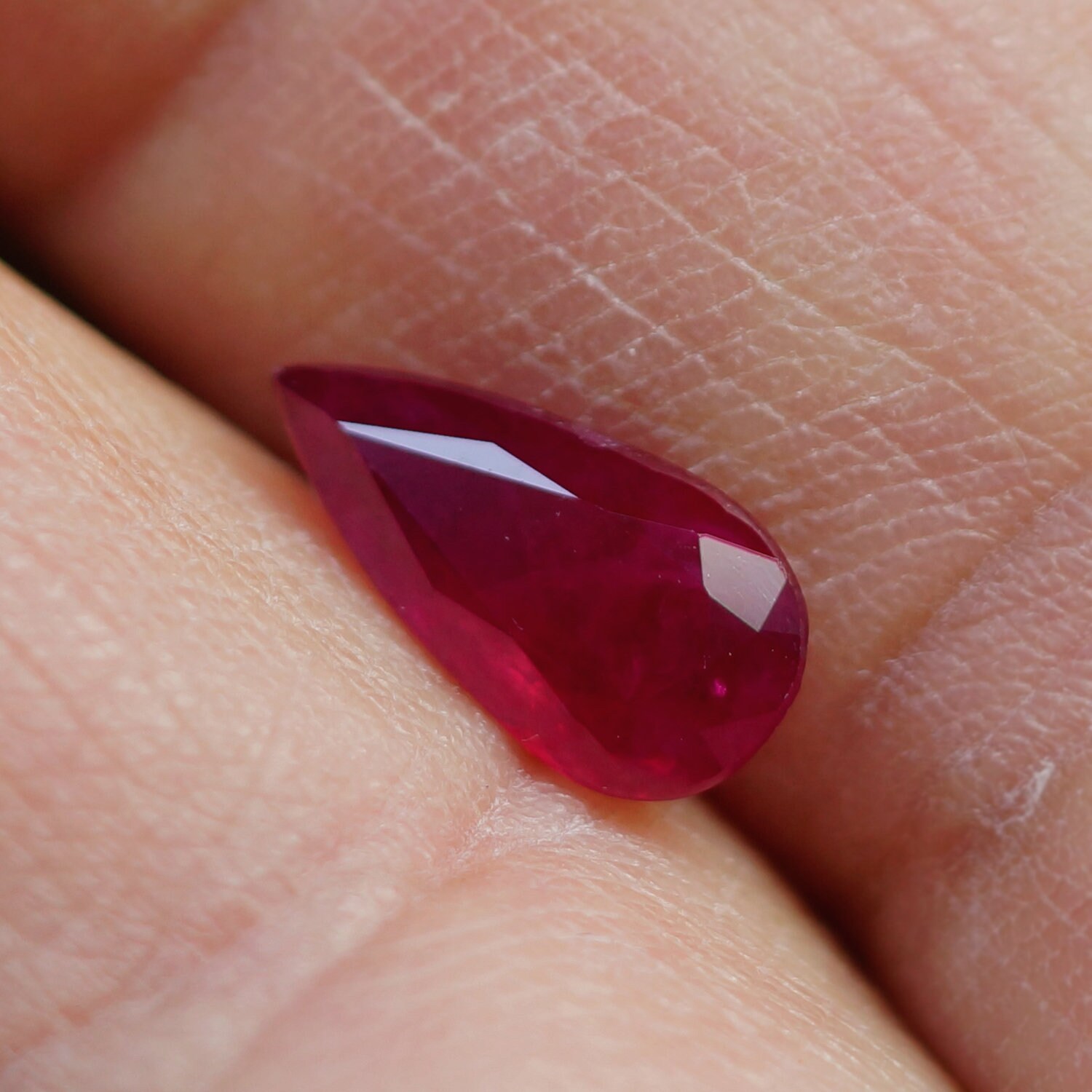 11.15x5.7 Red Ruby Normal Heat Treatment Pear Shape Ruby | Etsy