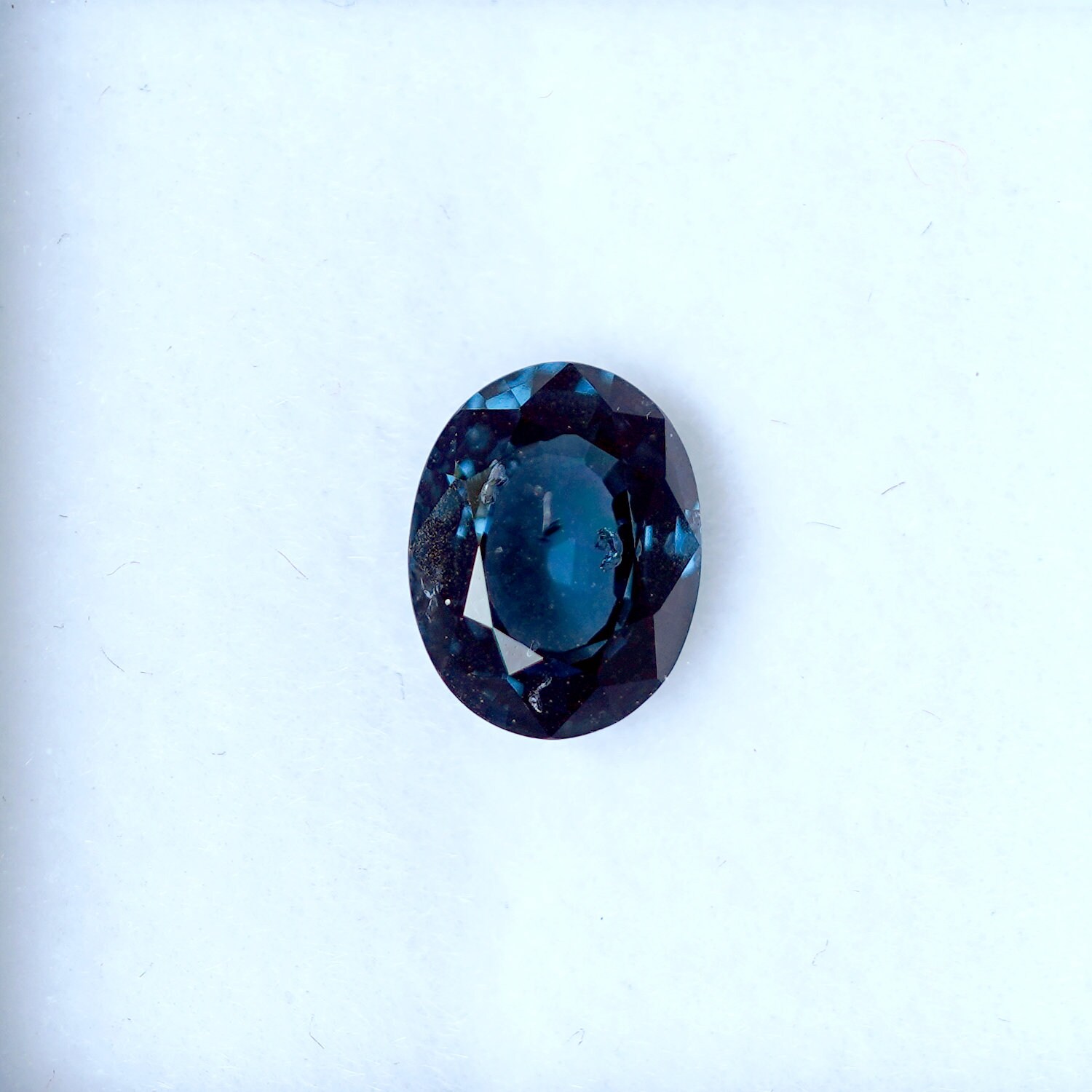 Dark Blue Oval Cut Spinel Untreated Natural Loose Gemstone | Etsy