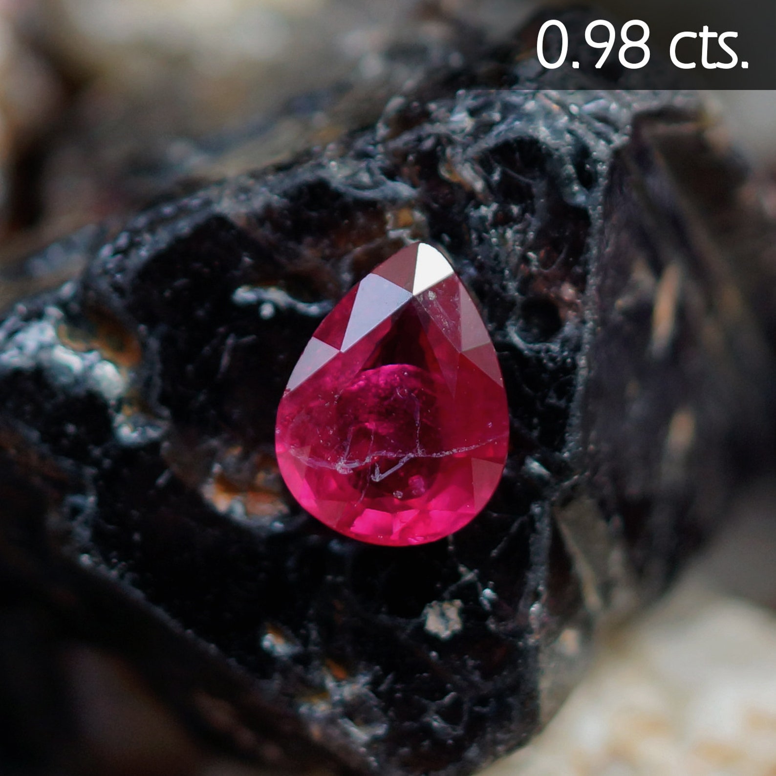7.25x5.55 Red Ruby Normal Heat Treatment Pear Shape Ruby - Etsy
