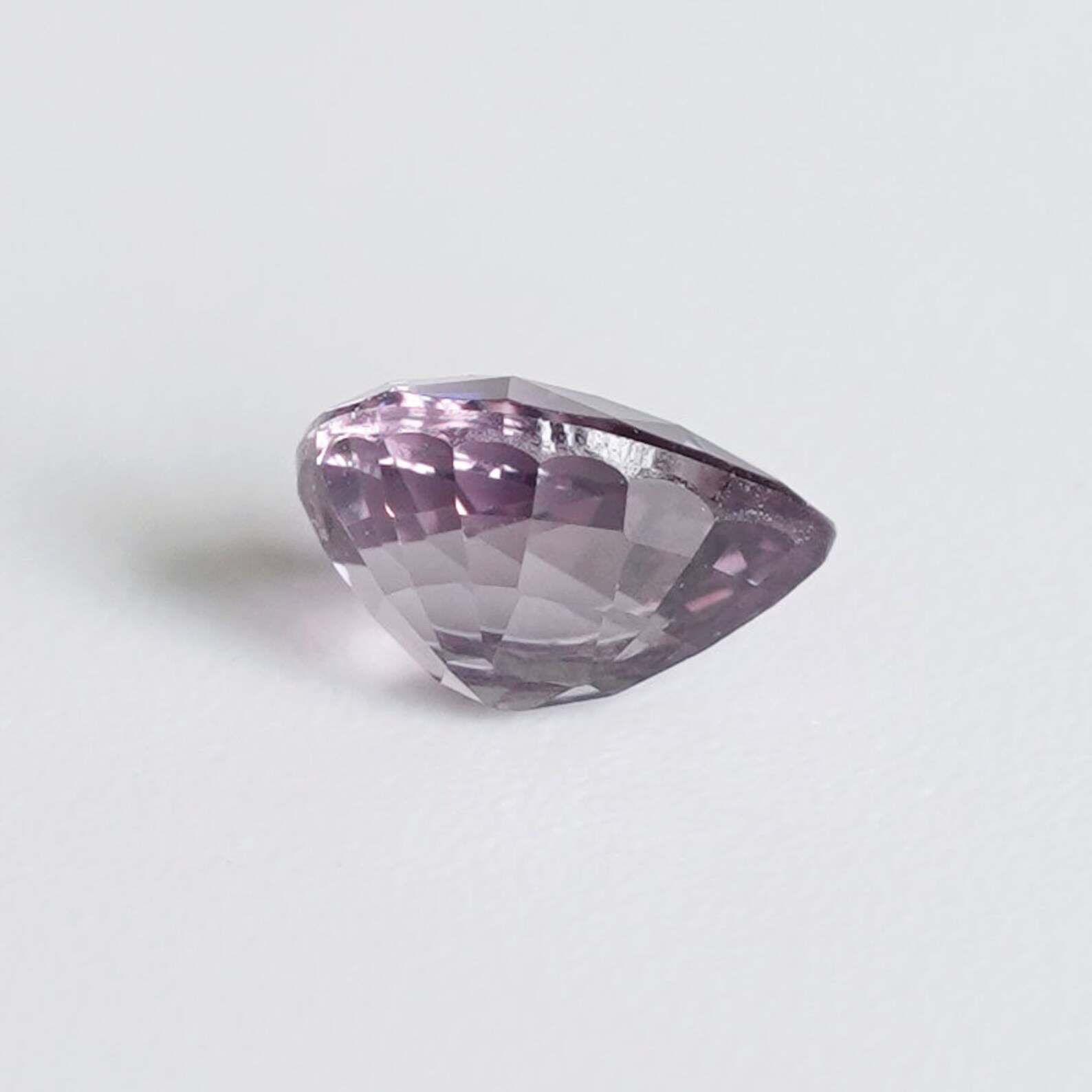 Purple Lavender Spinel, Pear Shape Untreated Natural Loose Gemstone ...