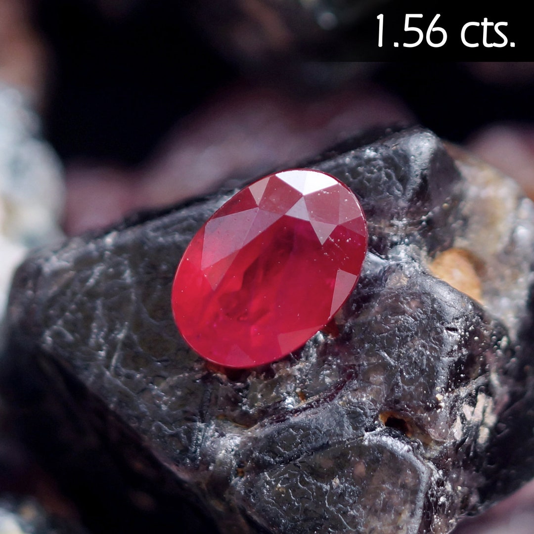 8.05x5.65 Red Ruby, Normal Heat Treatment, July Birthstone, Oval Shape ...