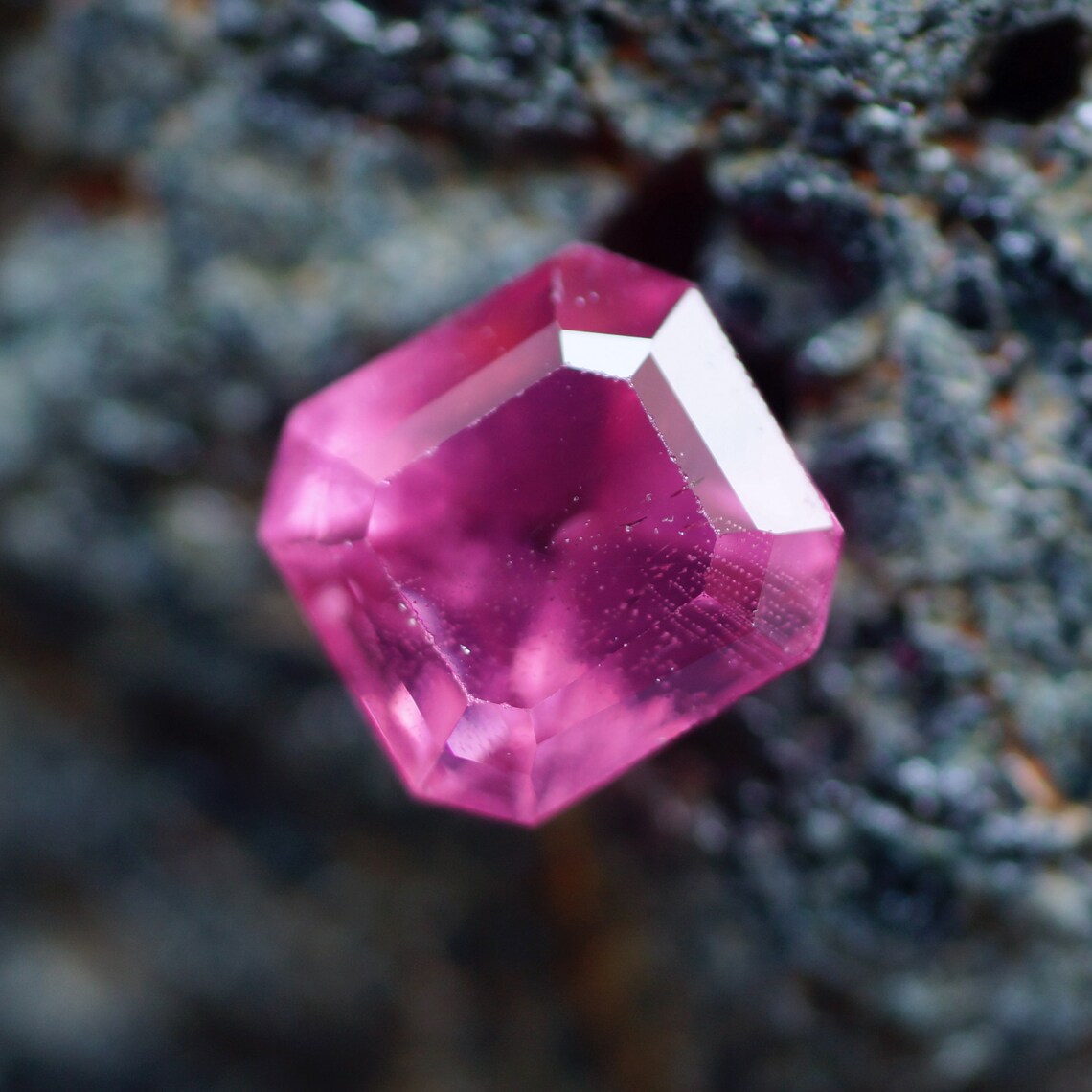 Pink Spinel Octagon Shape Untreated Natural Loose Gemstone | Etsy