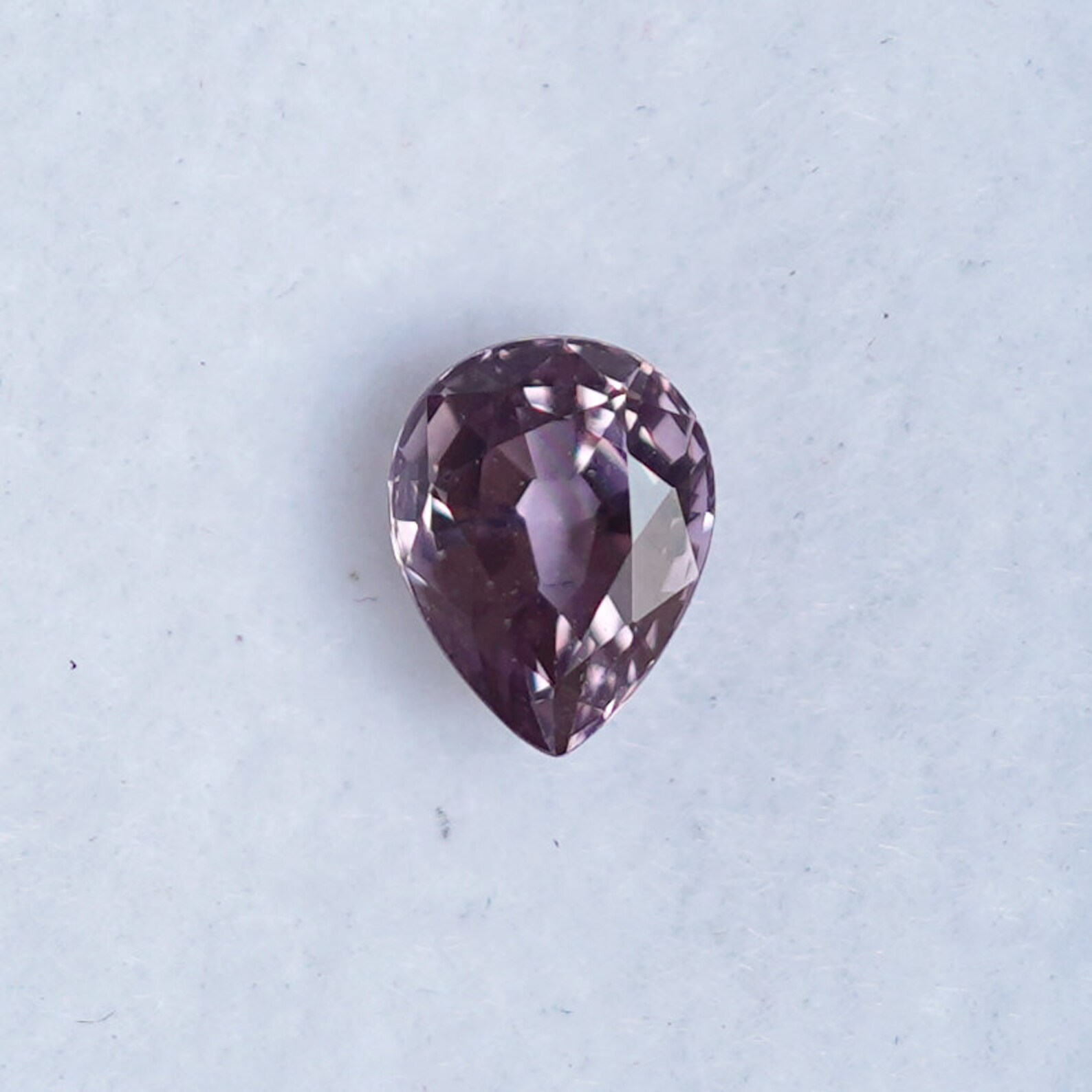 Purple Lavender Spinel, Pear Shape Untreated Natural Loose Gemstone ...