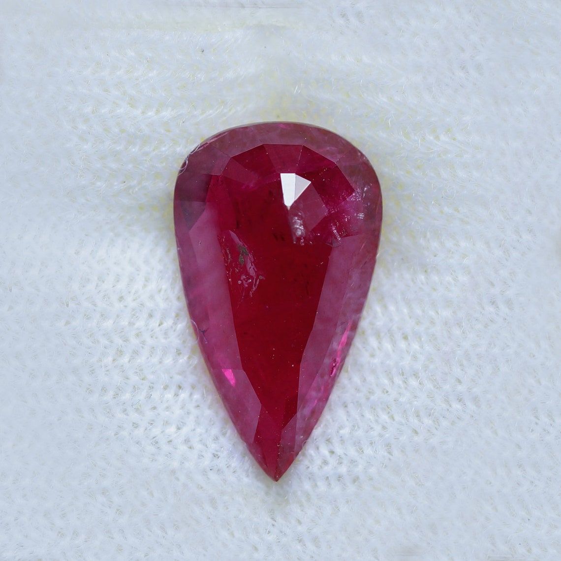 16x9.35 Red Ruby Normal Heat Treatment Pear Shape Ruby Loose - Etsy