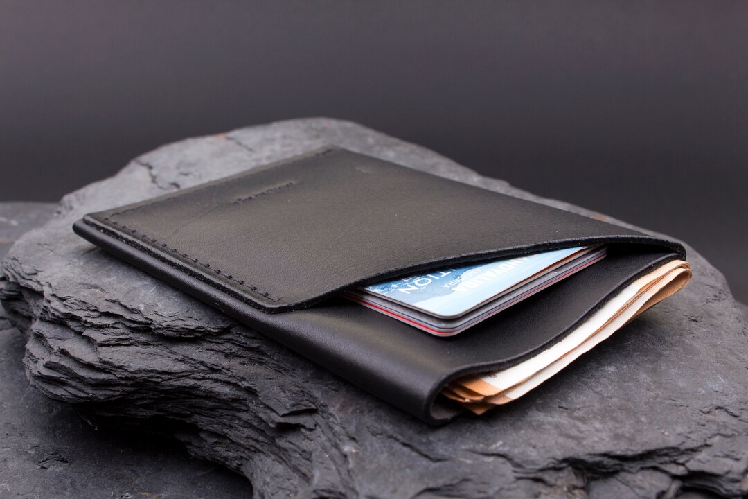 Slim Leather Card Holder, Leather Card Wallet, Minimalist Wallet, Card ...