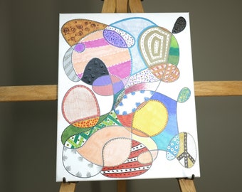 Linear Painting - Etsy