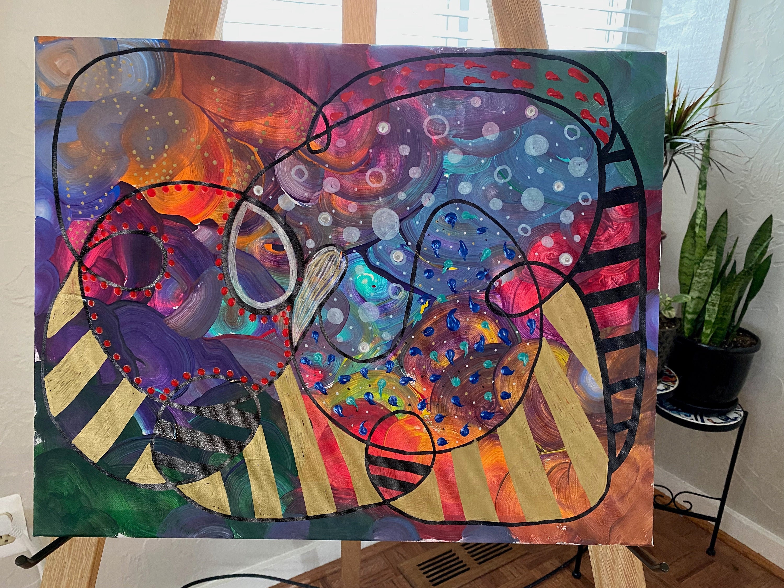 Abstract Painting Bright Modern Art Texture Painting - Etsy UK