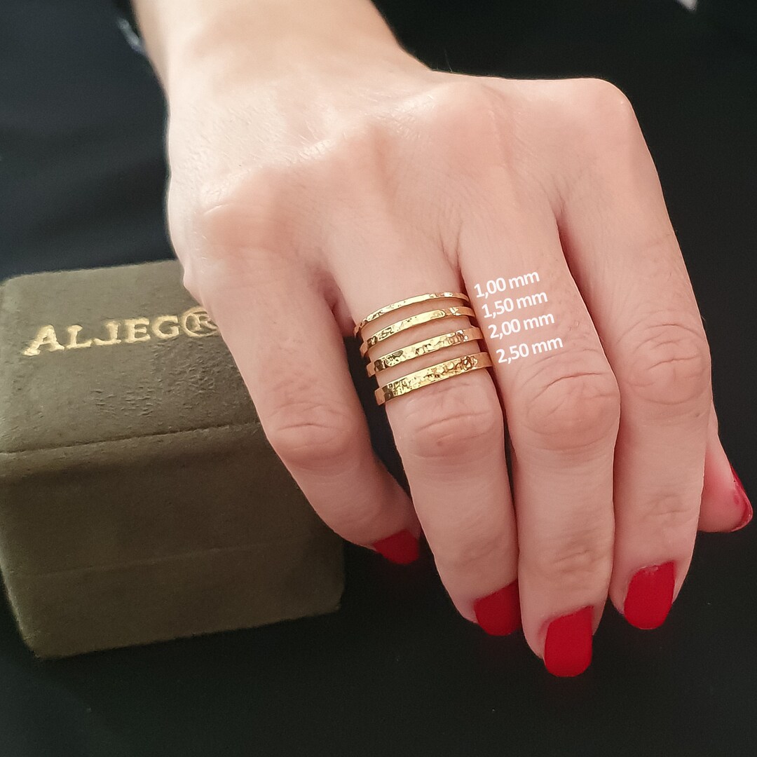 Solid Gold Patterned Wedding Ring,10k 14k 18k Solid Gold Wedding Band ...