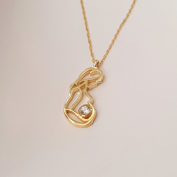 Pregnant Necklace - Etsy