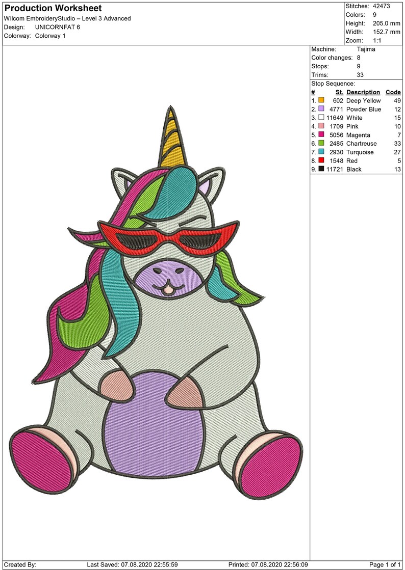 Rainbow Unicorn Embroidery Design Files - Etsy