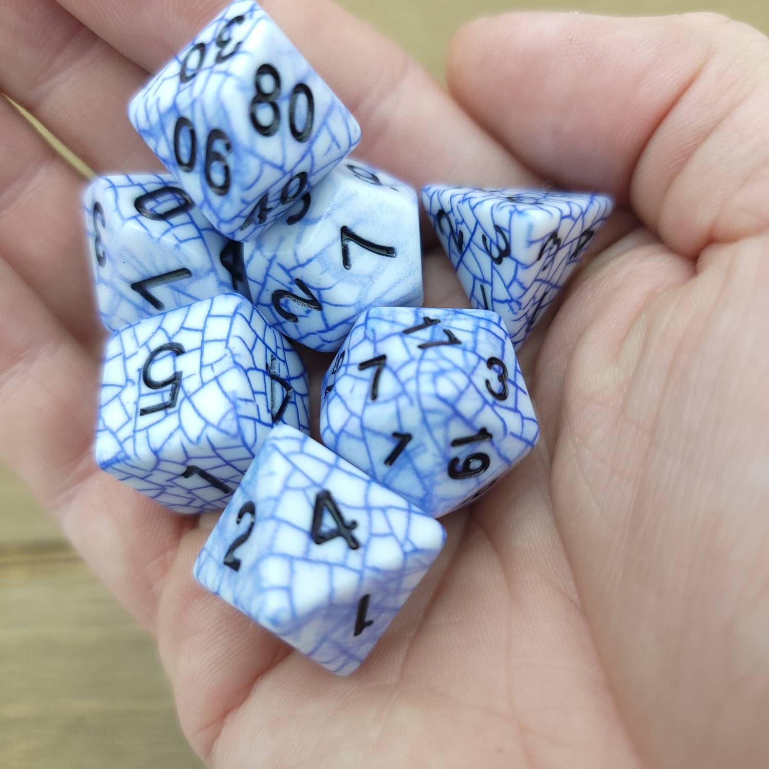 Broken Vows RPG Dice Set RPG Dice Polyhedral Dice Set - Etsy