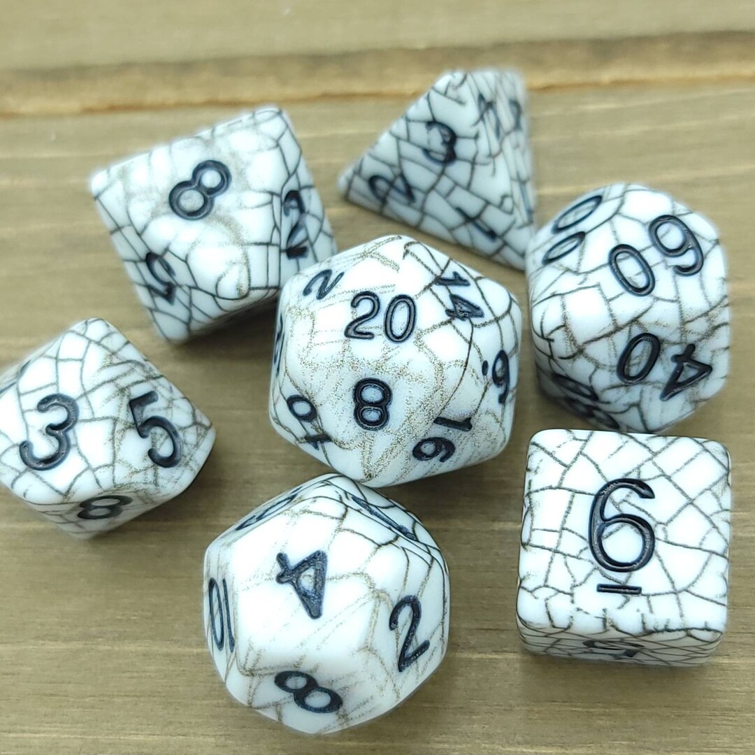 Broken Spirits RPG Dice Set RPG Dice Polyhedral Dice Set - Etsy