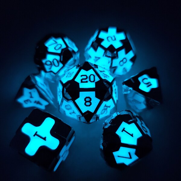 Glowing Dice - Etsy