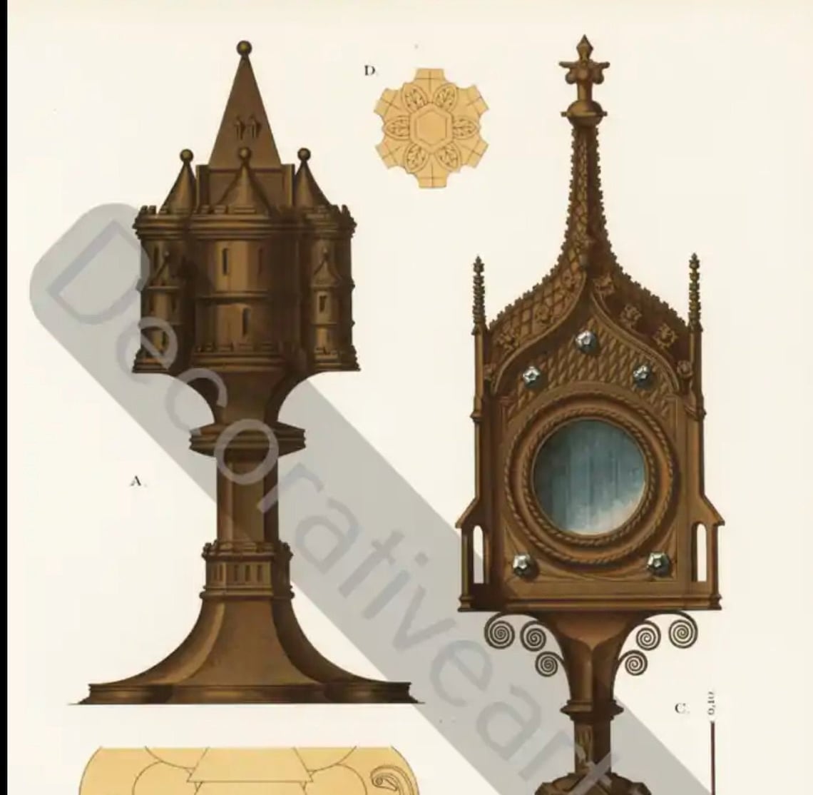 Antiquity Middle Ages Renaissance Objects Circa 1870's - Etsy