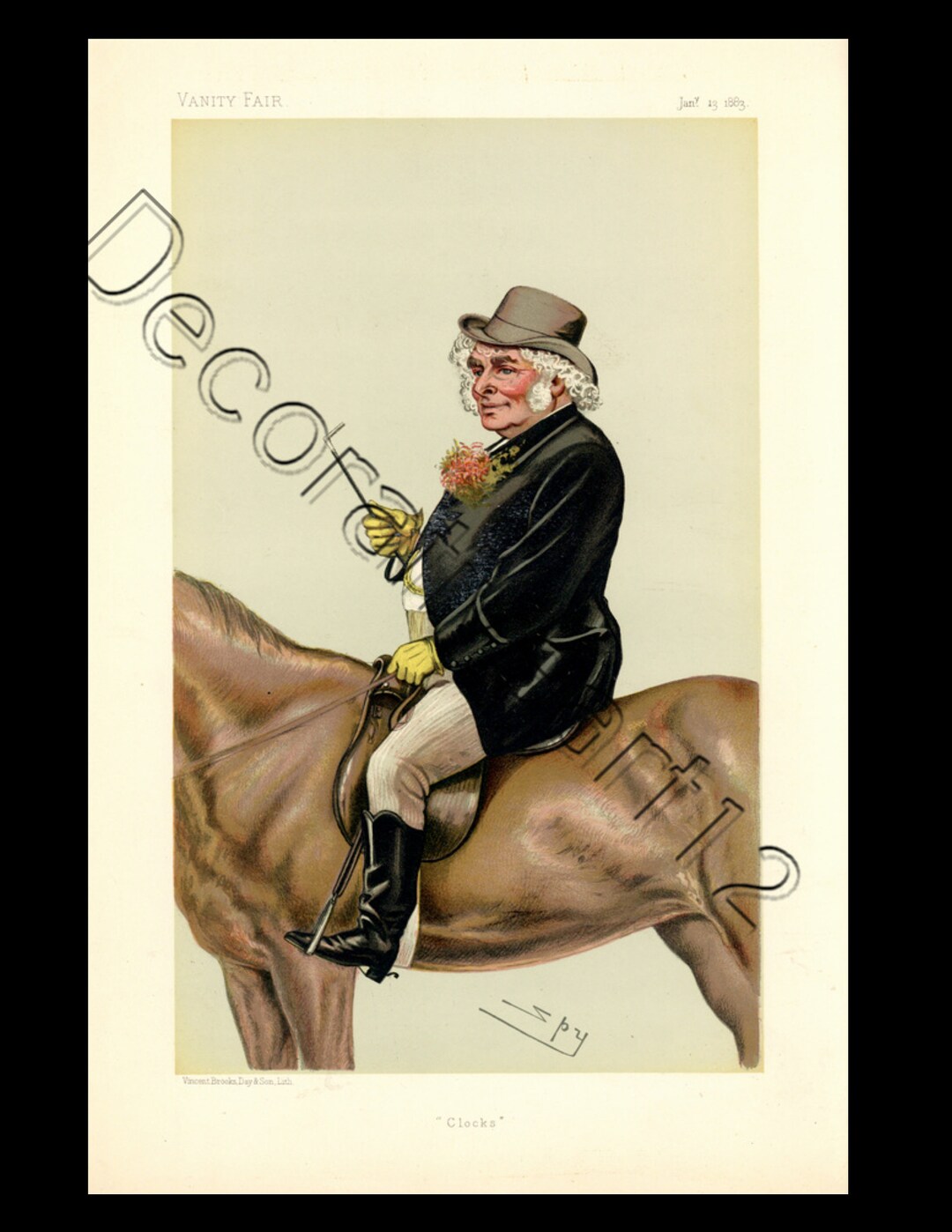 Antique Authentic Lithograph Prints Vanity Fair Sir John Bennett Circa ...