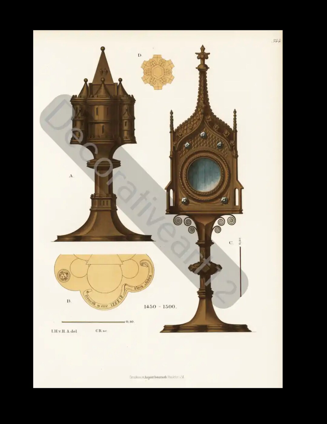 Antiquity Middle Ages Renaissance Objects Circa 1870's - Etsy