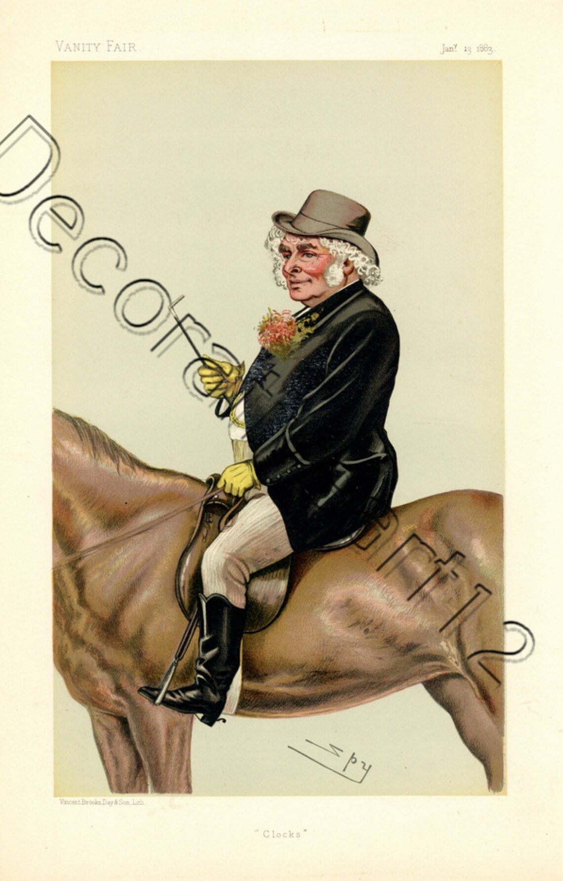 Antique Authentic Lithograph Prints Vanity Fair Sir John Bennett Circa ...