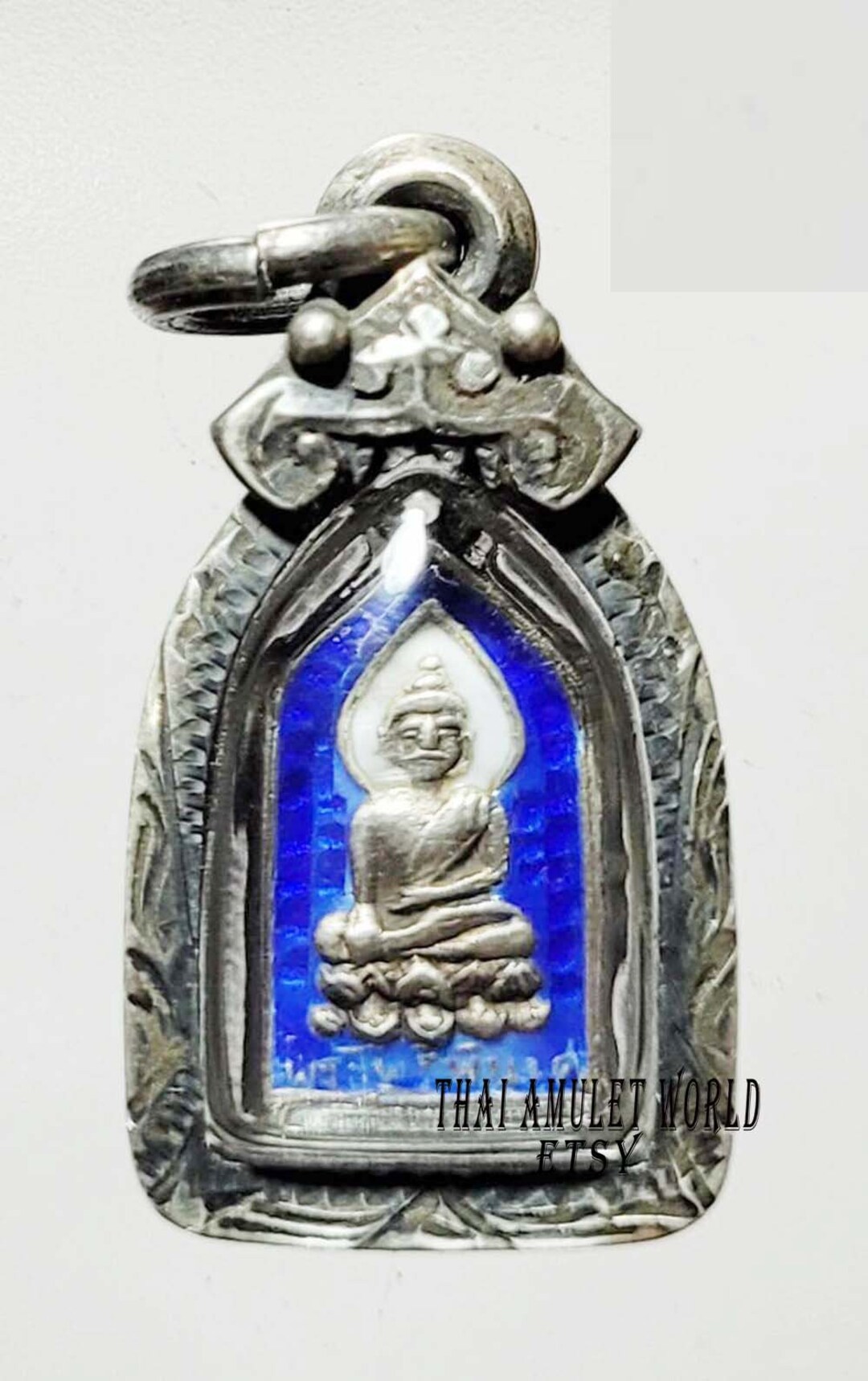 Phra Pilee Pinart Wat Bowon 2495 Amulet in Real Sliver Frame - Etsy