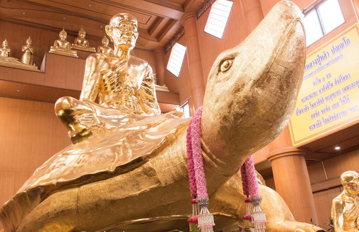 Thai Amuletluang Phor Liew King Turtle Amulets Wat Rai Tang Tong in ...