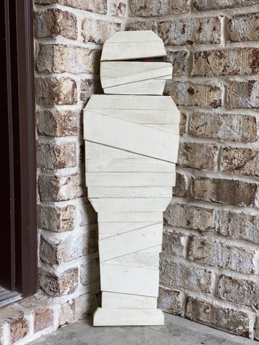 Wood Mummy, Halloween Farmhouse Decor - Etsy