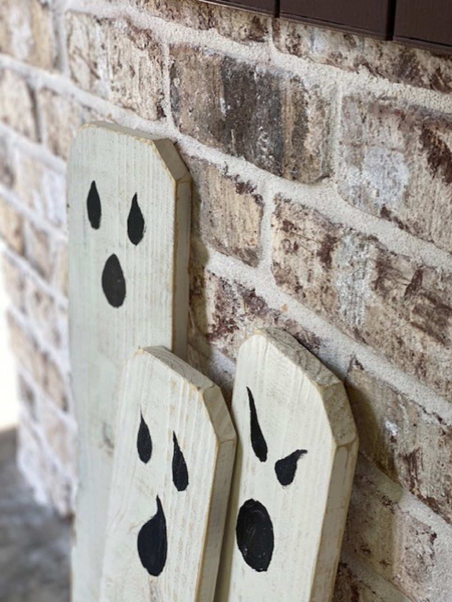 Wooden Halloween Ghosts, Farmhouse Front Porch Decor - Etsy