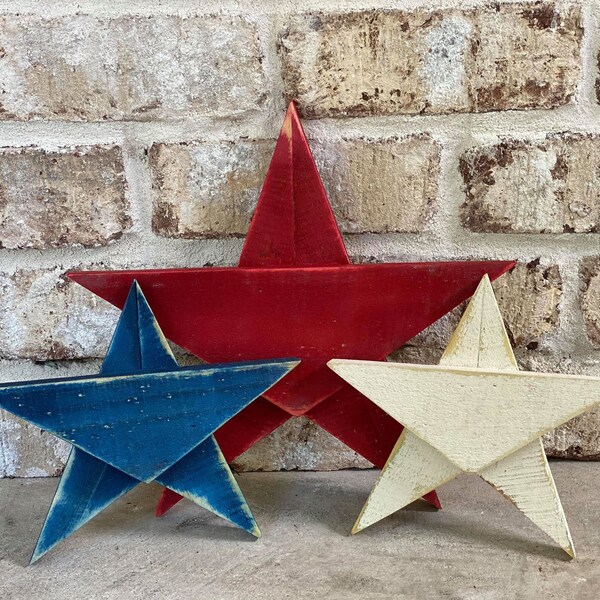 Wood Stars - Etsy