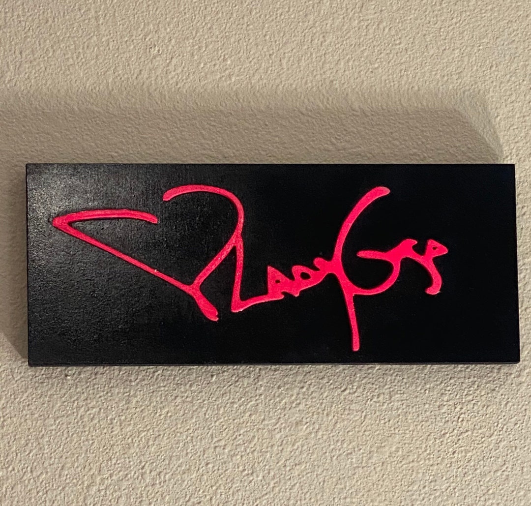 Lady Gaga Autograph Wall Sign Mother Monsters Signature - Etsy