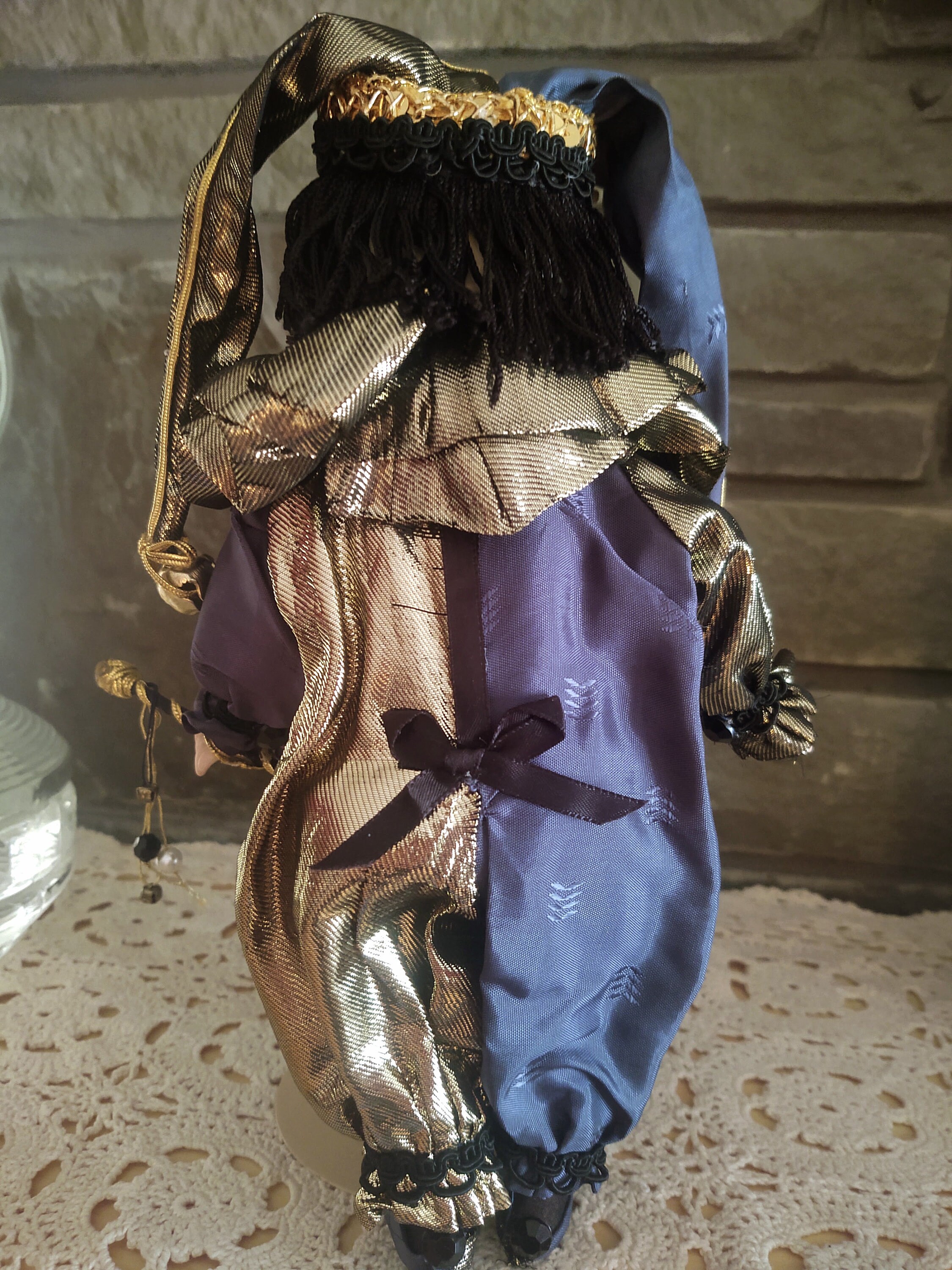 OOAK Vintage Jester Poreclain Doll - Etsy